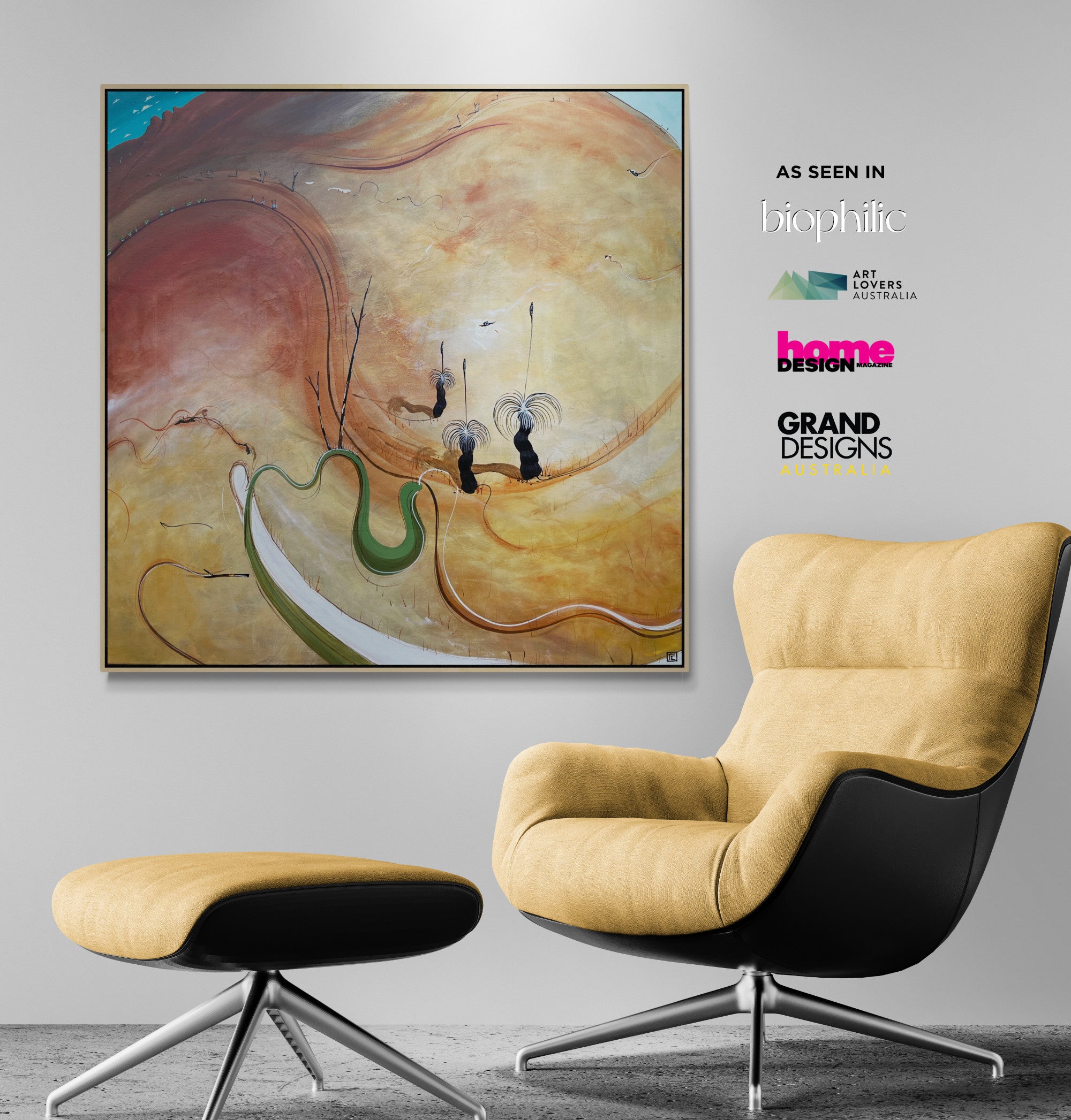 Seven Precious Lives - Framed (100X100CM)