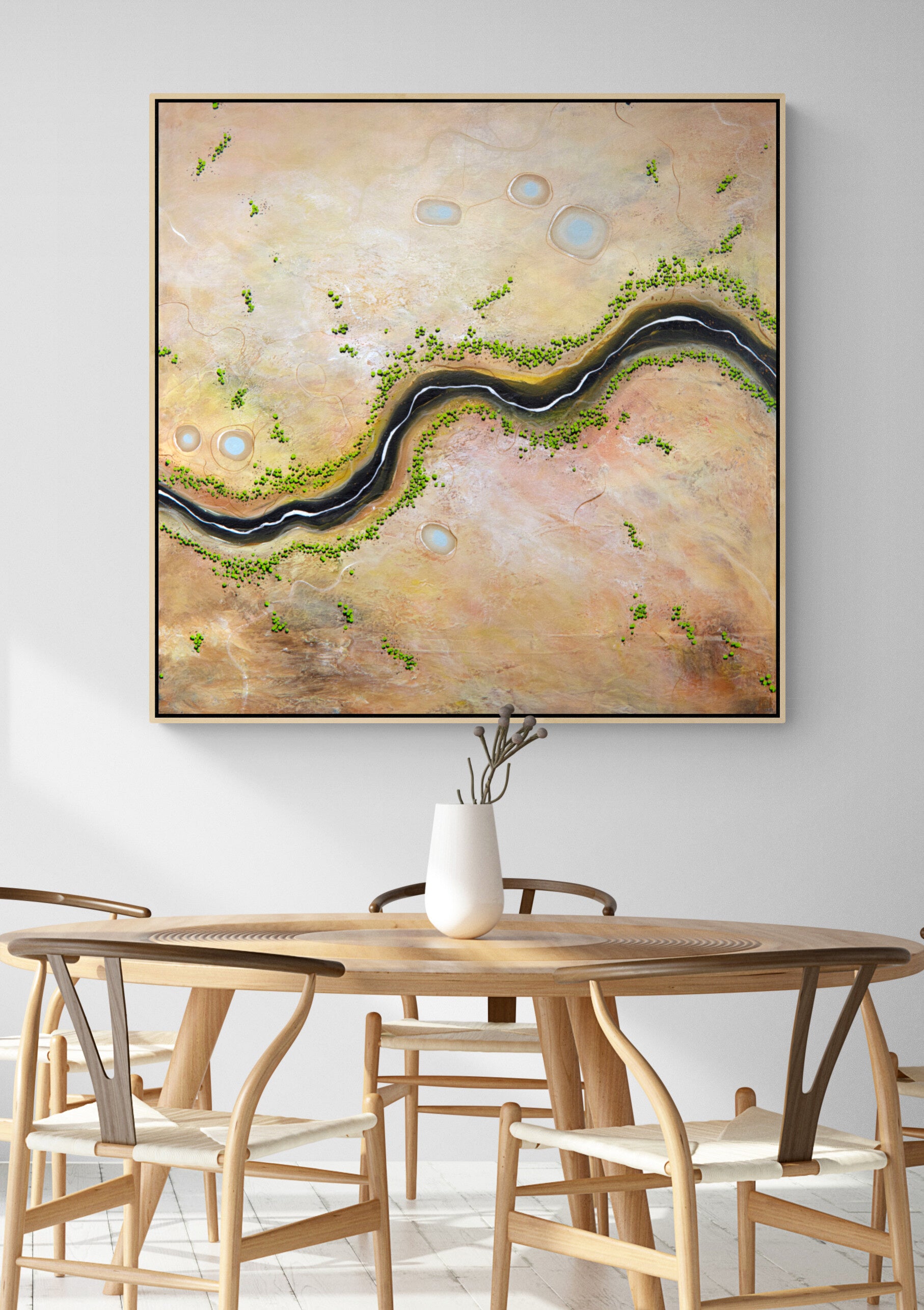 Six Pools Of Life (100X100CM)