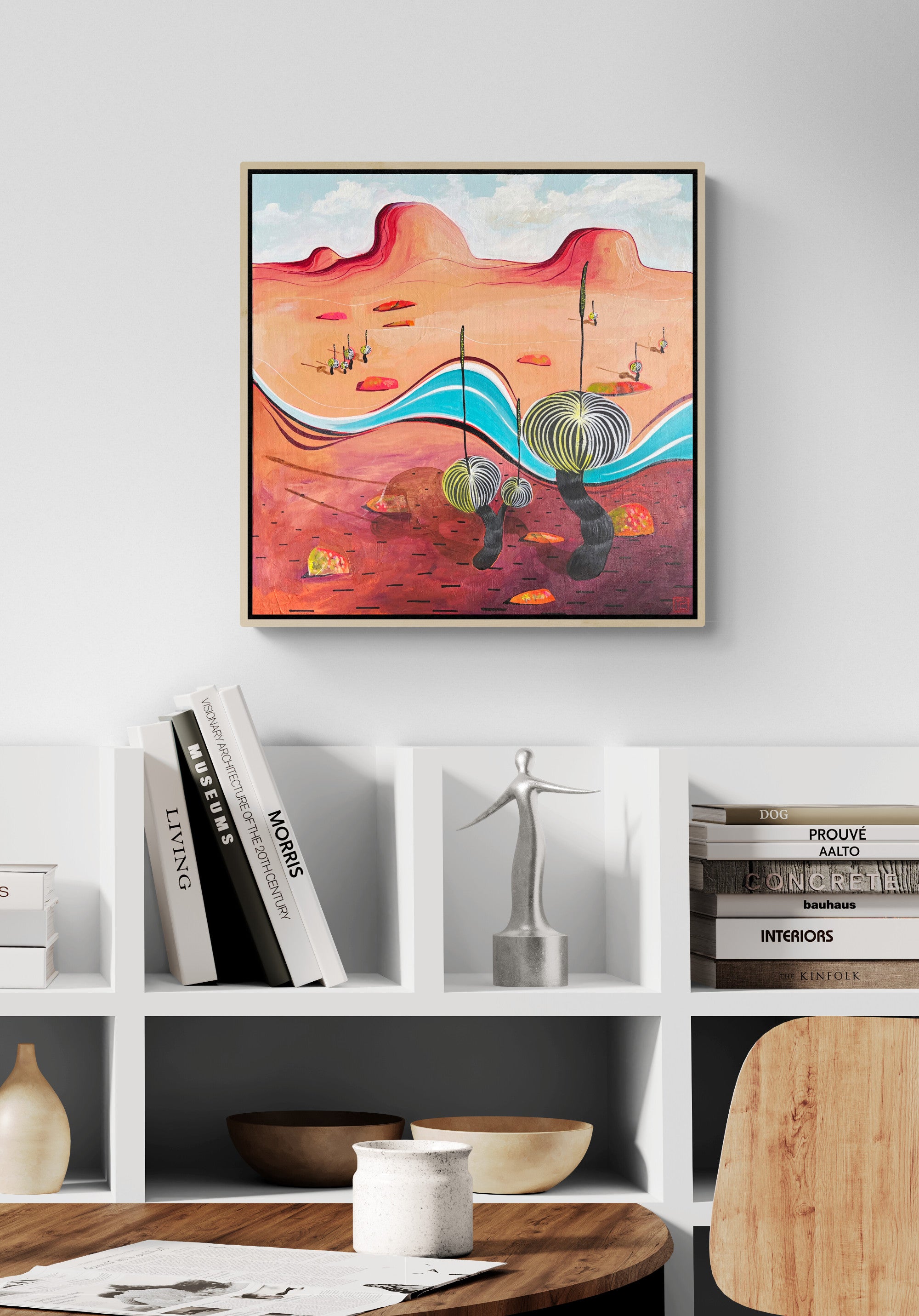 The Grass Trees Sing - Framed (54X54CM)