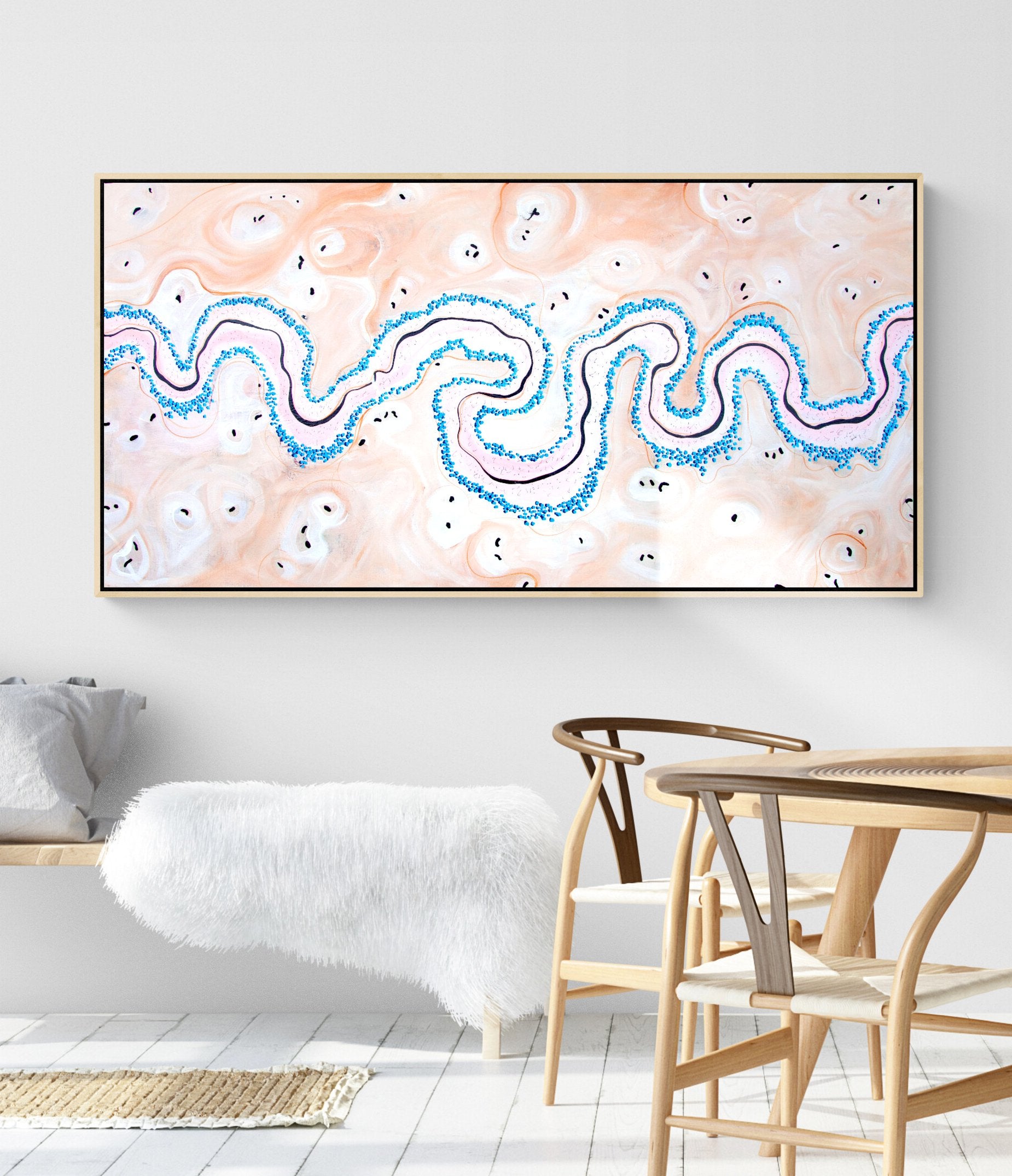 The River So Bare and White (122x61cm)