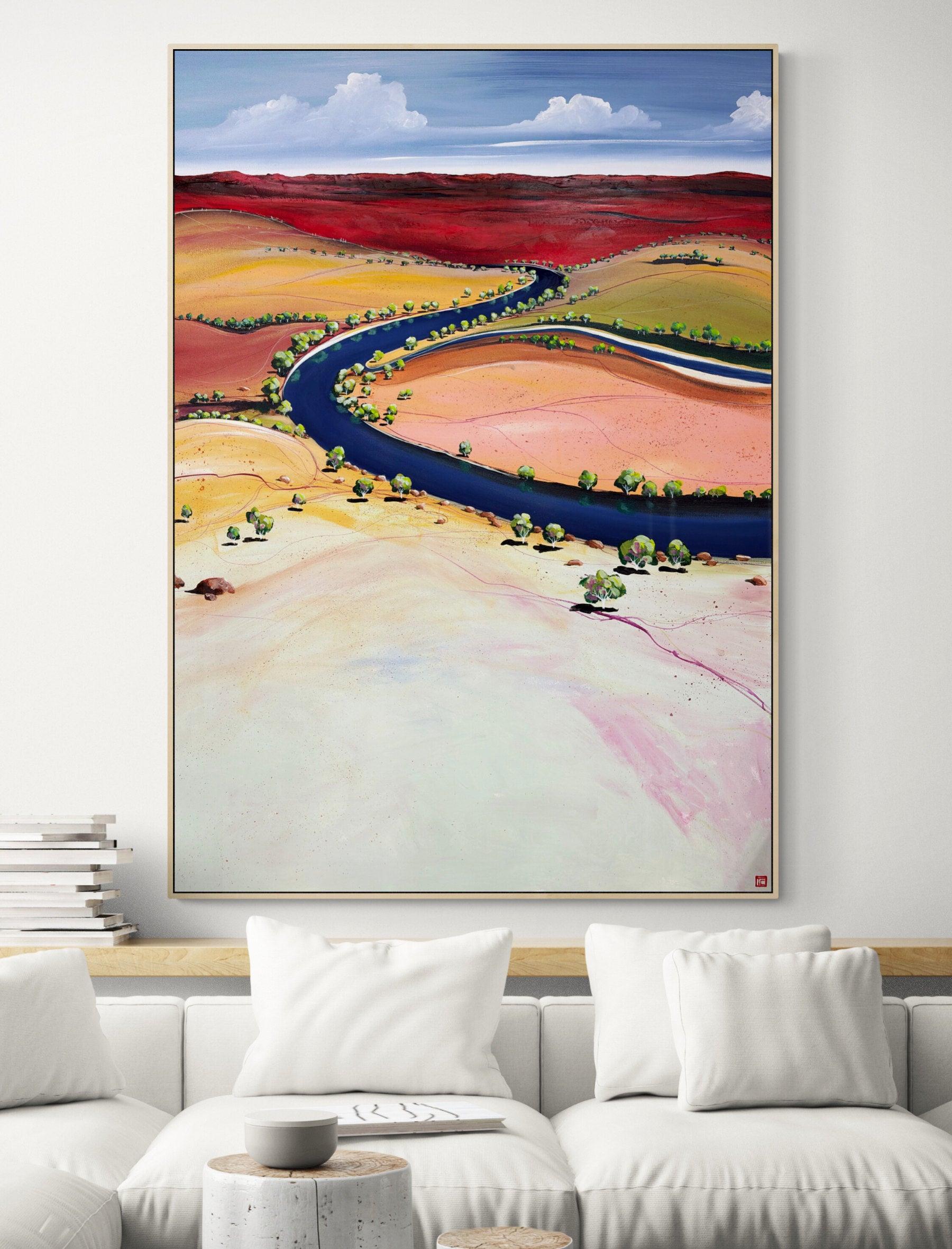 The River's Gentle Song (100x140cm)